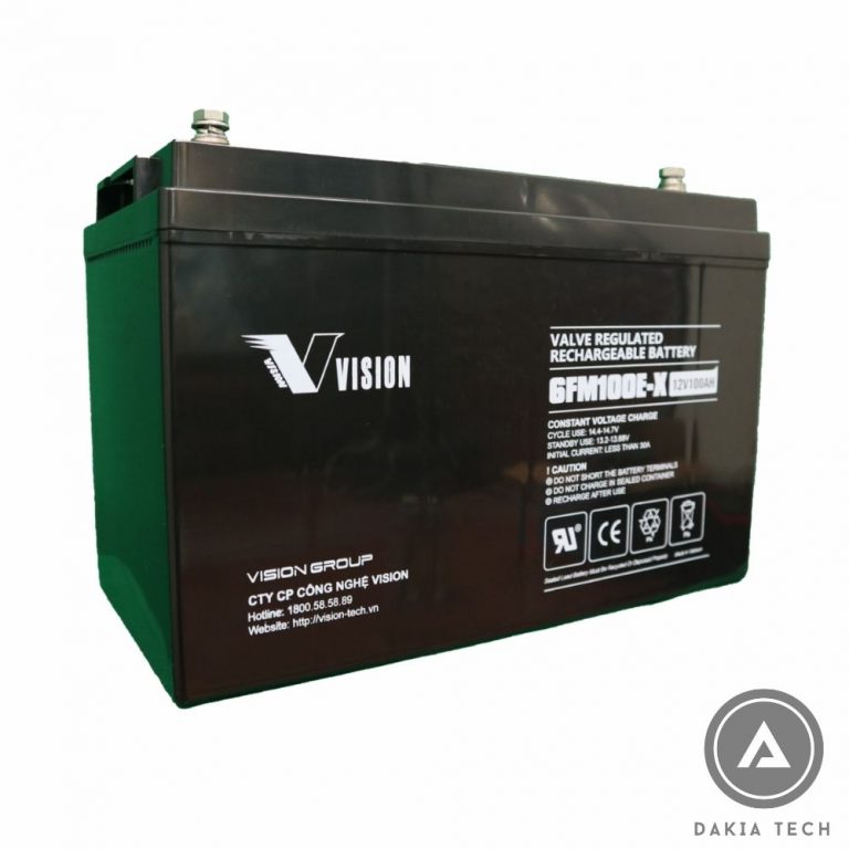 Ắc quy Vision CP1270 12V 7Ah - DAKIA TECH