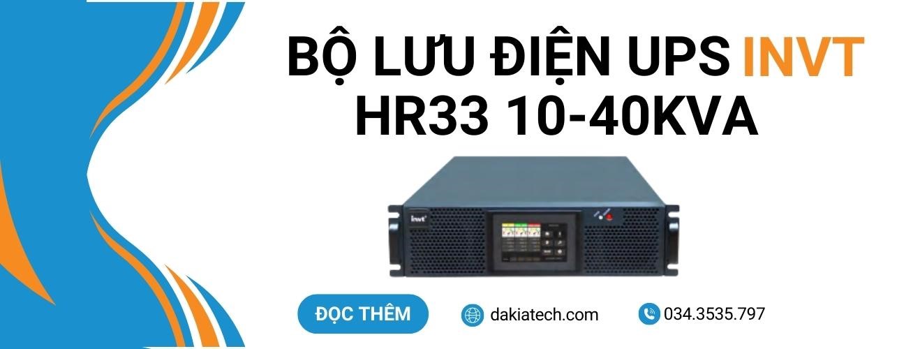 Bộ Lưu Điện UPS Online INVT HR33 30-40KVA