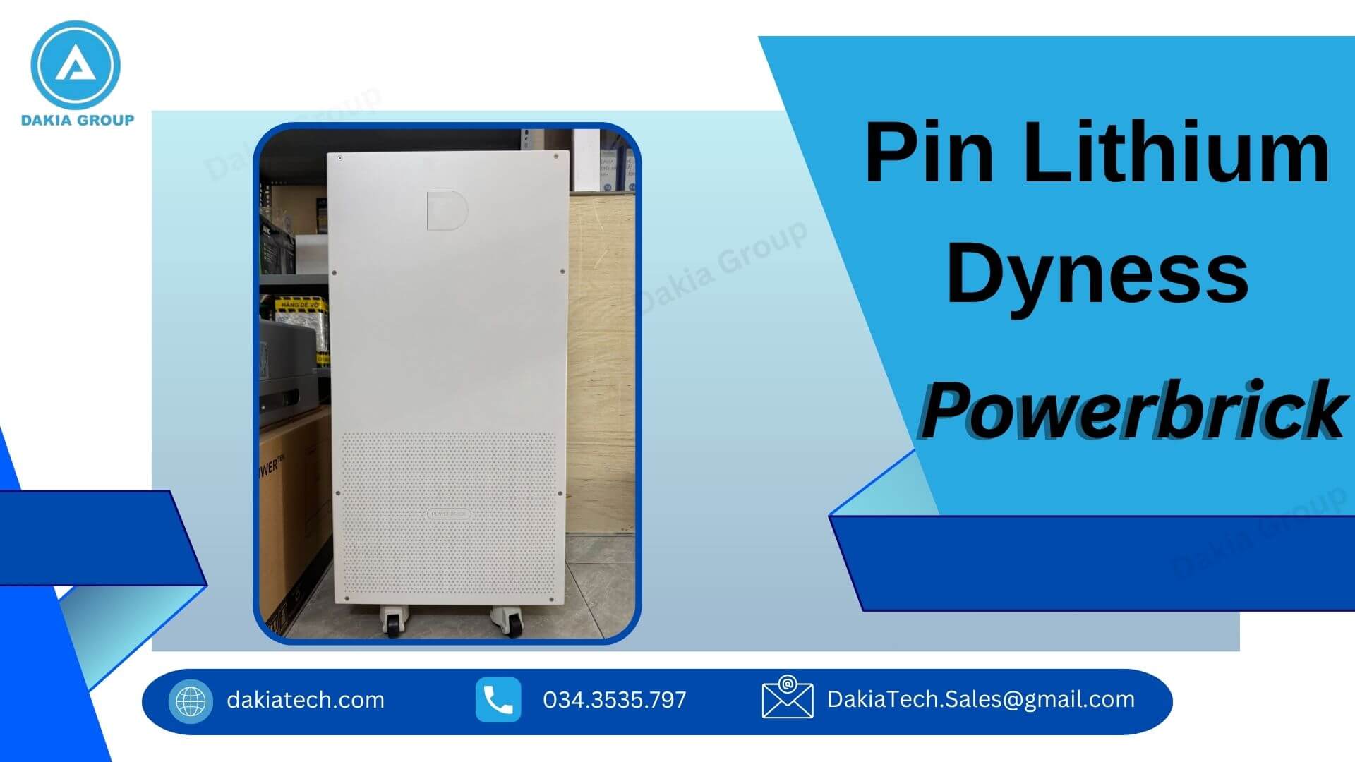 PIN LITHIUM DYNESS POWERBRICK - BƯỚC TIẾN MỚI TRONG HỆ THỐNG LƯU ĐIỆN ...