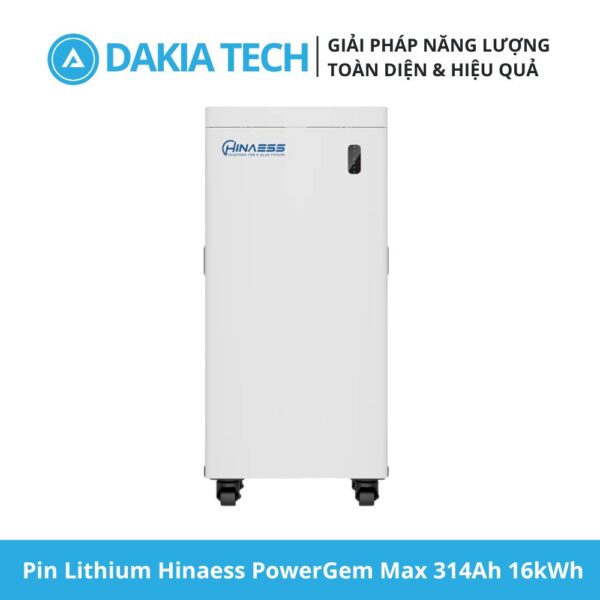 Pin Lithium Hinaess PowerGem Max 314Ah 16kWh - Chính hãng, Giá tốt