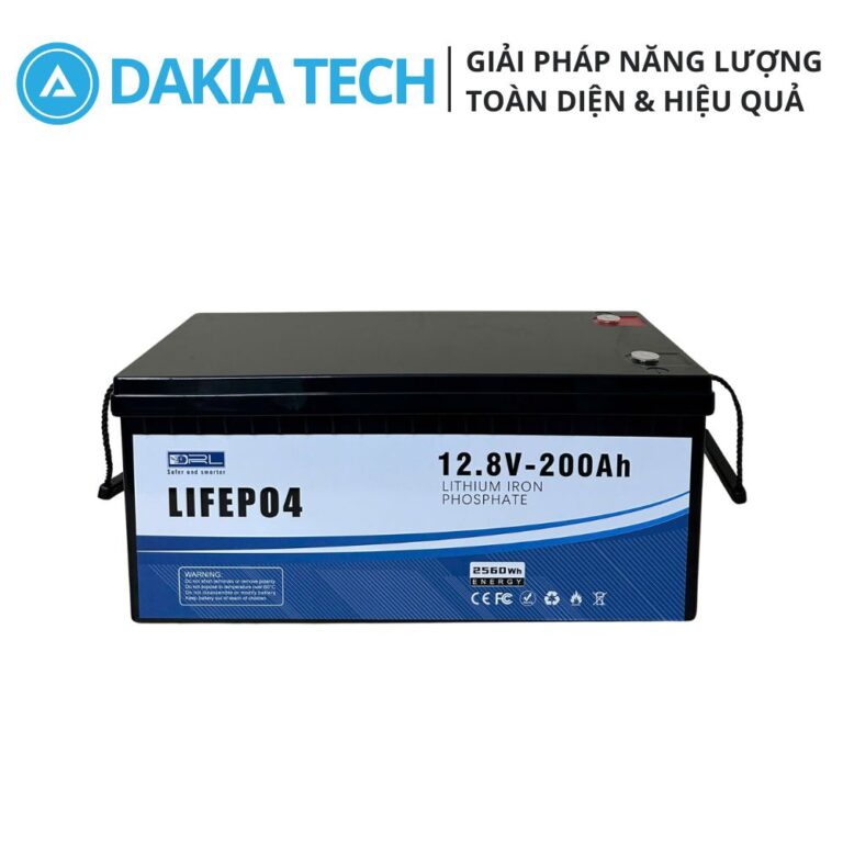 Pin Lithium Derun Battery 12,8V 200Ah - Chính hãng, Giá tốt